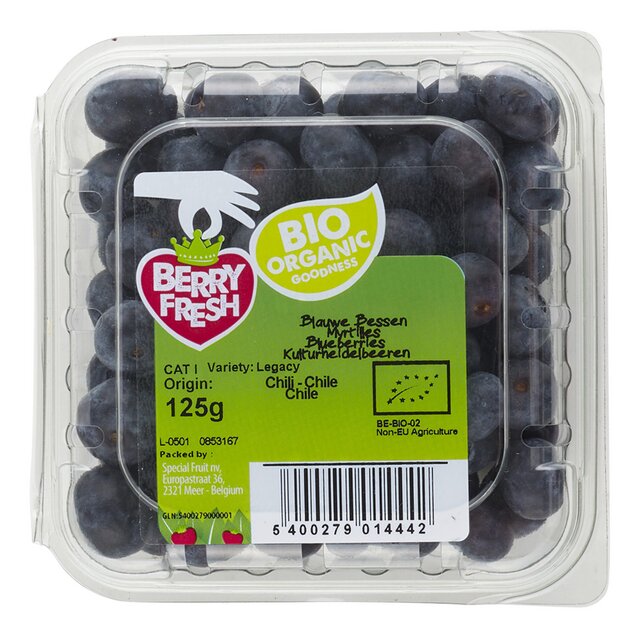 Blauwe bessen BIO 125g - Solucious
