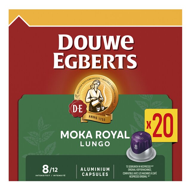 Lungo 8 moka royal 20 cups - Solucious