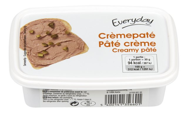 Pâté crème 175g - Solucious