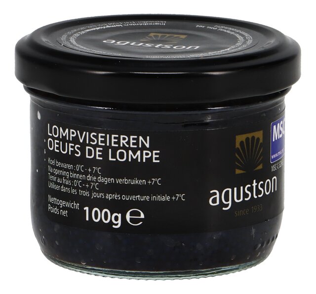 Lompviseieren zwart 100g - Solucious