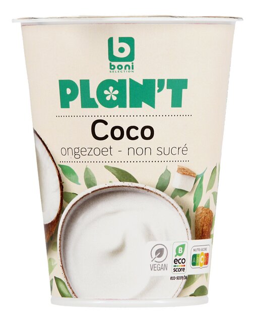 Plant.yogh.kokosmelk nat.400g - Solucious