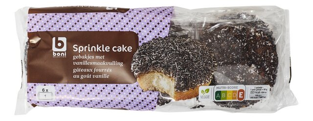 Cakes sprinkle 50gx6 - Solucious