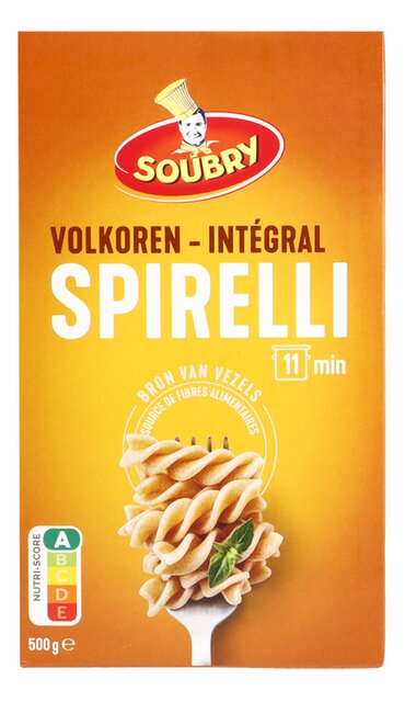 Spirelli volkoren 500g - Solucious