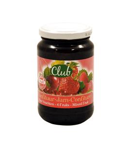 Confiture 4 fruits rouges 450g - Solucious