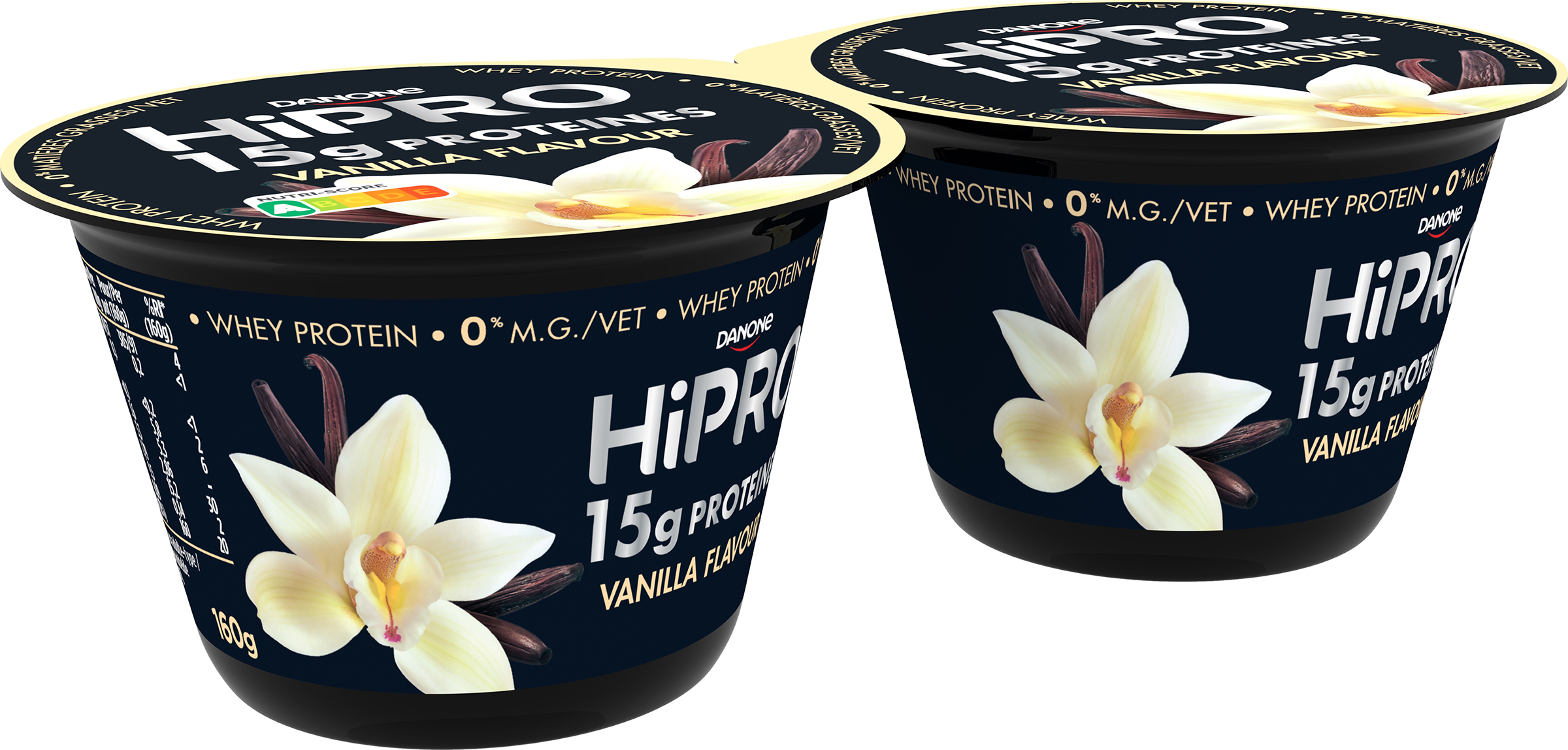 HiPRO yaourt vanille 160gx2 - Solucious