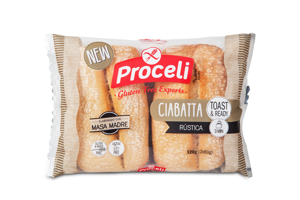 Ciabatta rustica 2p 120g - Solucious