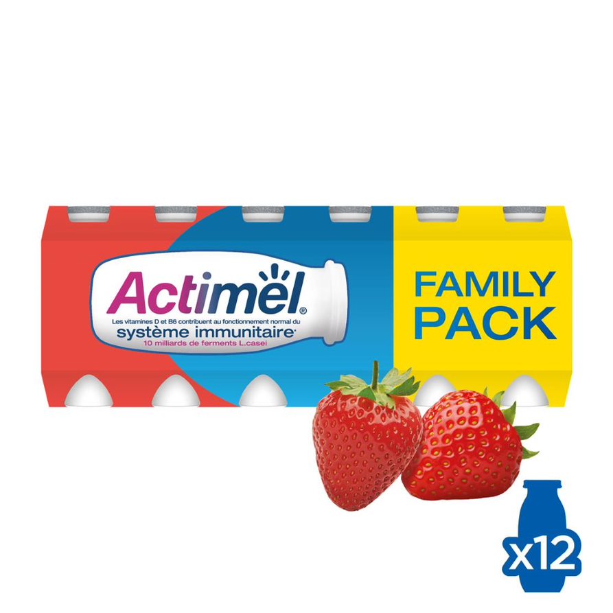Actimel fraise 100gx8 - Solucious
