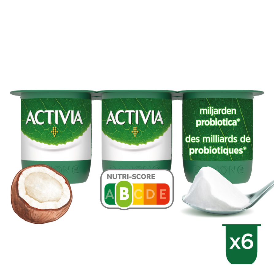 Activia kokos 125gx6 - Solucious
