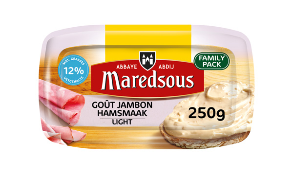 Smeerkaas light ham 250g - Solucious